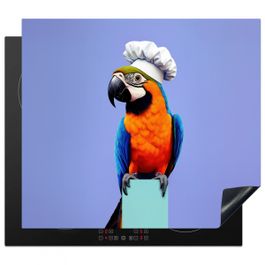 Protection plaque induction - Perroquet - Toque - Oiseau - Sympa